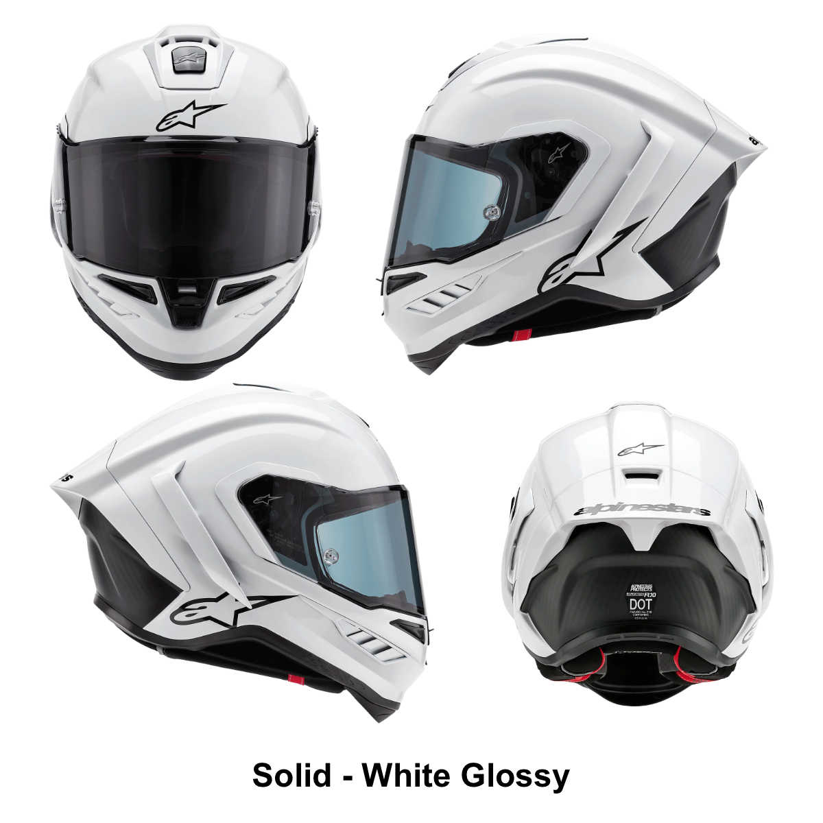 Supertech R10 Solid Helmet by Alpinestars (ASTARS-R10-SOLID-Helmet)